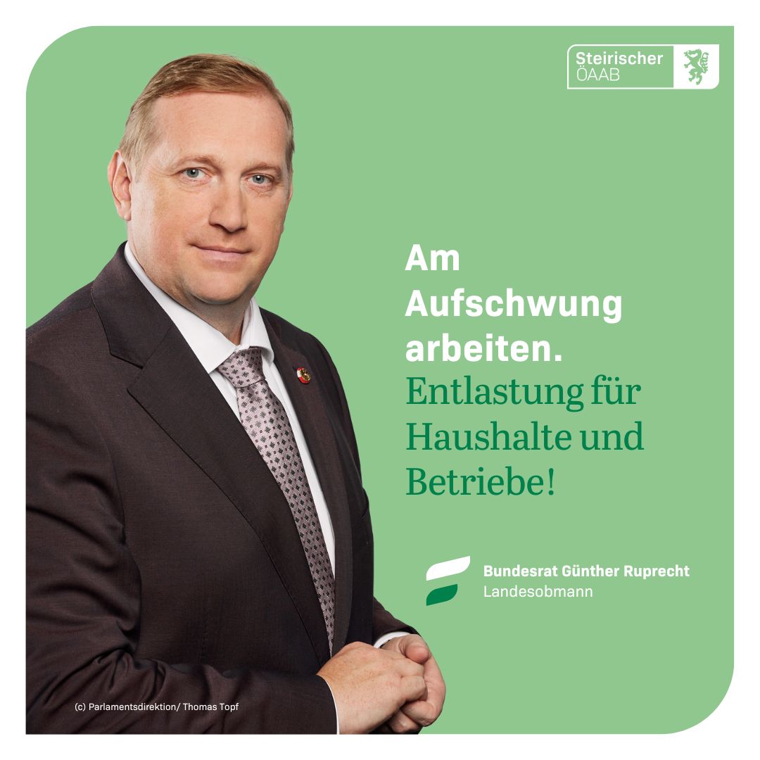 Am Aufschwung arbeiten: Entlastung für Haushalte und Betriebe ...
